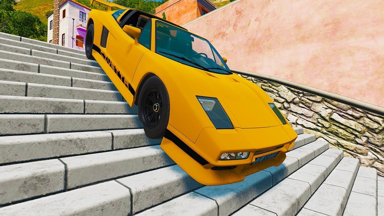 Cars Vs Stairs #570 - YouTube