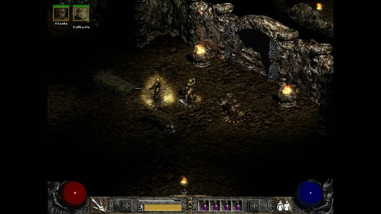 Diablo II Strafezon Betrayal of Harrogath Normal Difficulty - YouTube