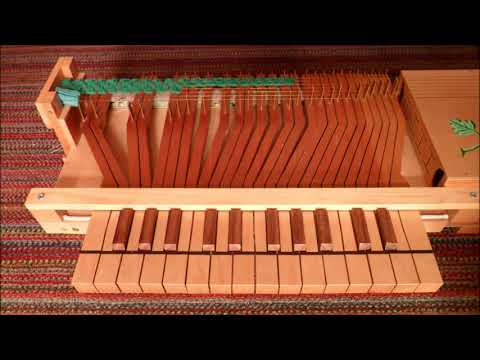 Ave Maris Stella on fretted clavichord