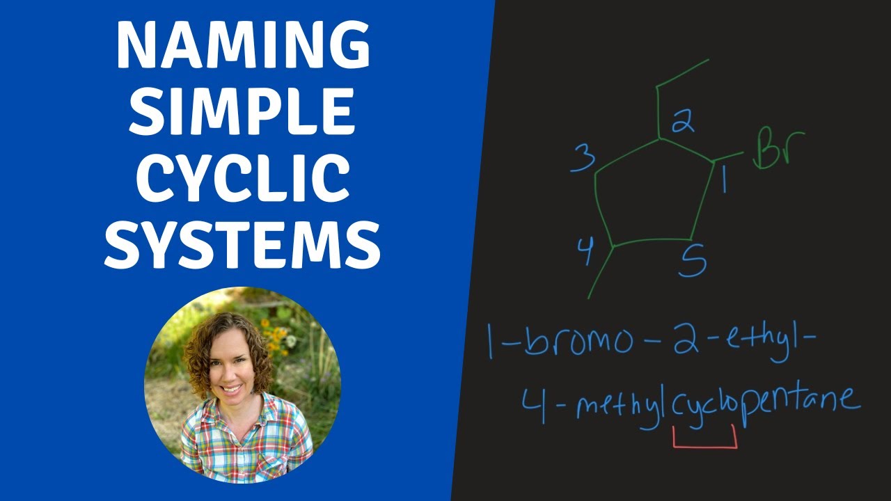 How to Name Cyclic Alkanes in Organic Chemistry (Nomenclature of ...