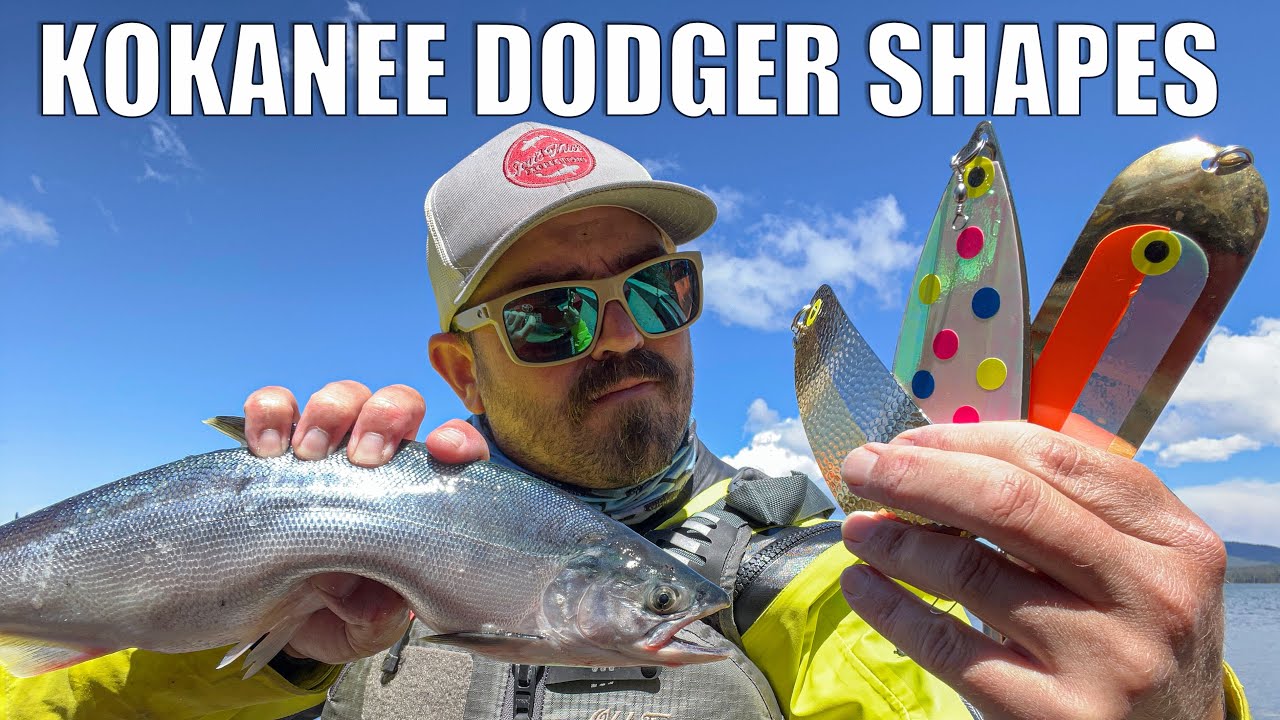 Kokanee Dodger Shapes, Sizes, and Actions - YouTube
