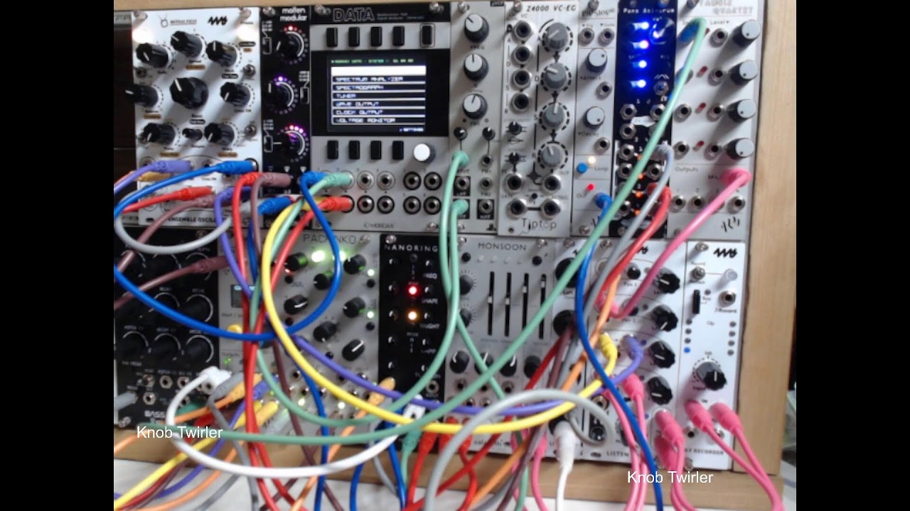 Ambient Meditation Healing Frequency Music Generated by Modular Synth ...