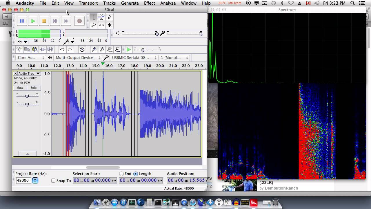 For Demolition Ranch. .50 Cal meets meat - YouTube