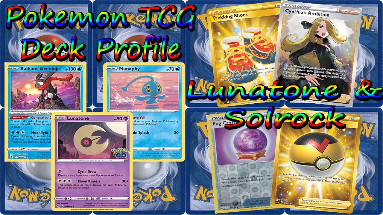 Lunatone & Solrock Deck List 2023 - Pokemon TCG Deck Profile! #TCGTuesday - YouTube