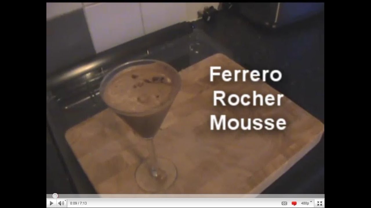 Ferrero Rocher Mousse - MYVIRGINKITCHEN - YouTube