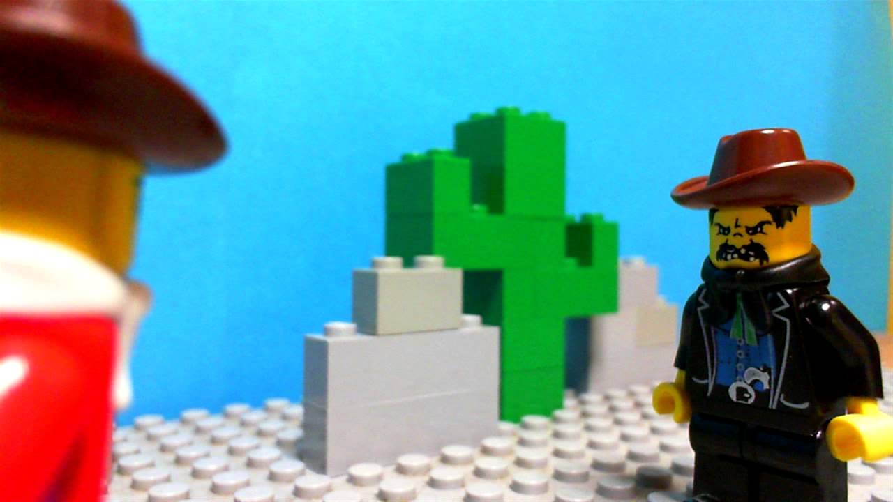 Lego Cowboy shootout - YouTube
