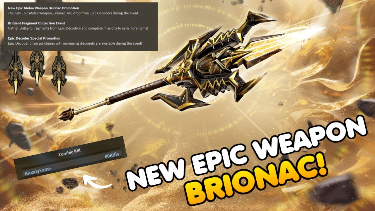 [Counter Strike Nexon: Studio] New Epic Weapon BRIONAC! Insane! - YouTube