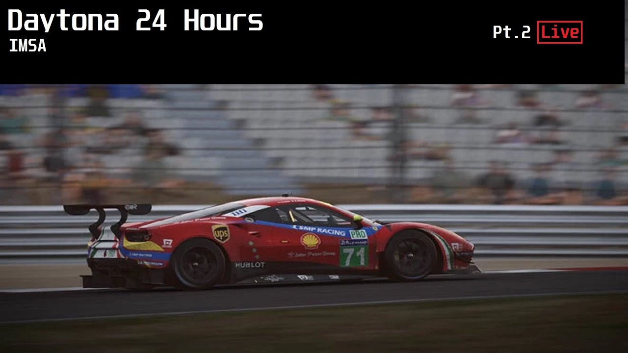 Live | 24Hrs of Daytona PT.2 (solo attempt) - YouTube
