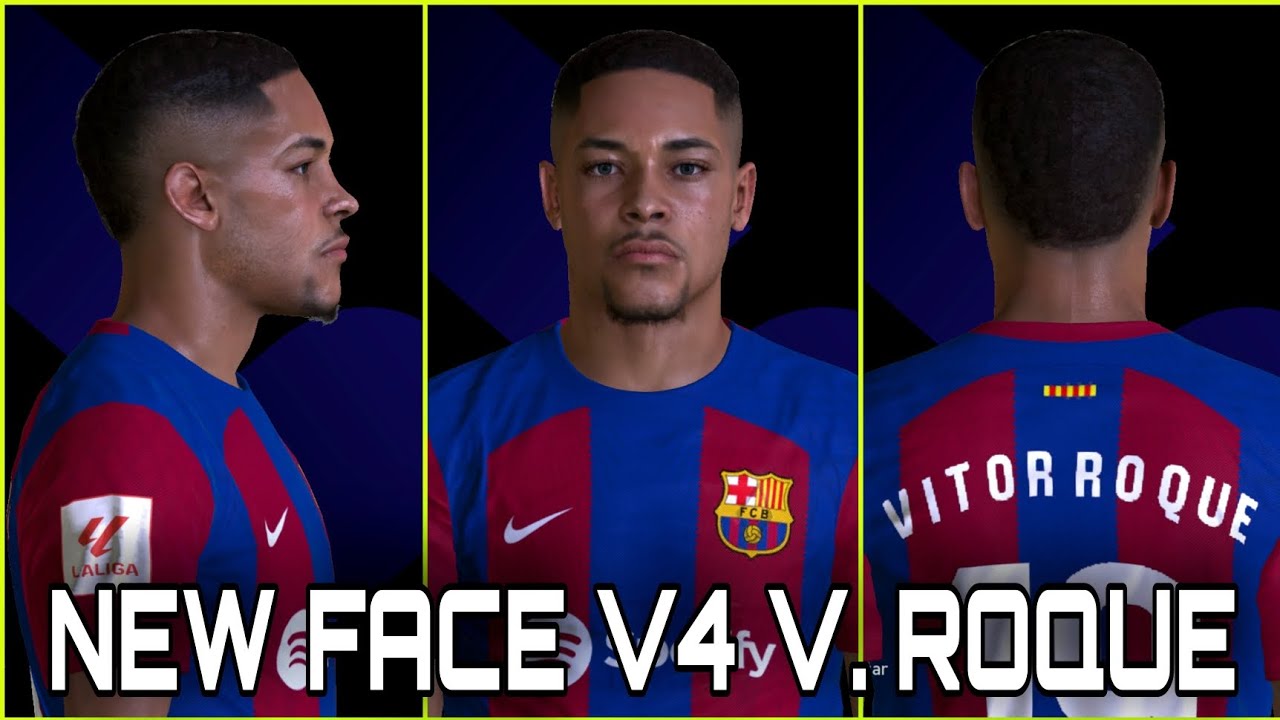 PES 2017 - NEW FACE MOD V4 VITOR ROQUE - YouTube