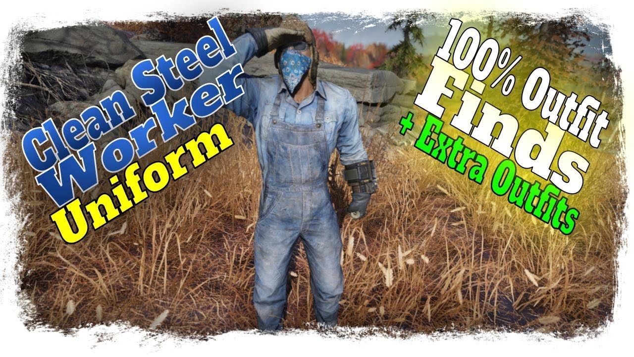 Wanna find Fallout 76 Clean Steel Worker Uniform Outfit? - YouTube