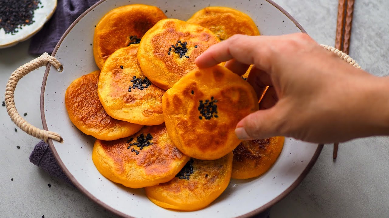 Most Delicious Pan Fried Pumpkin Cake Recipe | Vegan Snack You Must Try ...