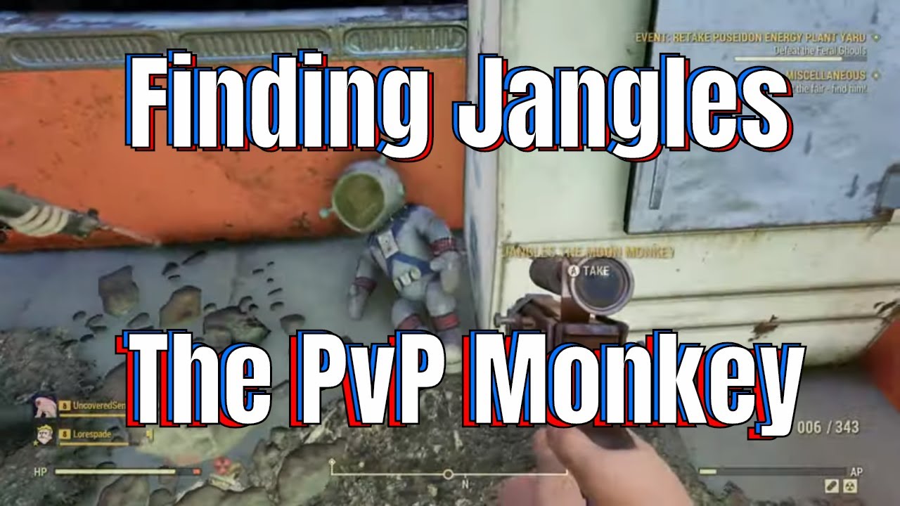 Finding Jangles The PvP Monkey - YouTube