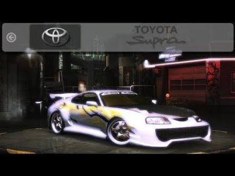 Как сделать Toyota Supra из канала SHDWSKII в NFS Underground 2 - YouTube