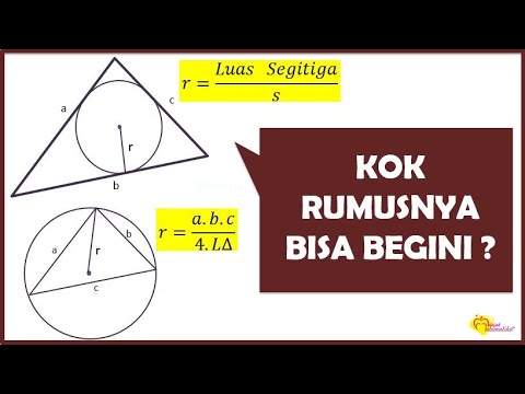 Pembuktian Rumus Jari - Jari Lingkaran dalam dan Jari - Jari Lingkaran ...