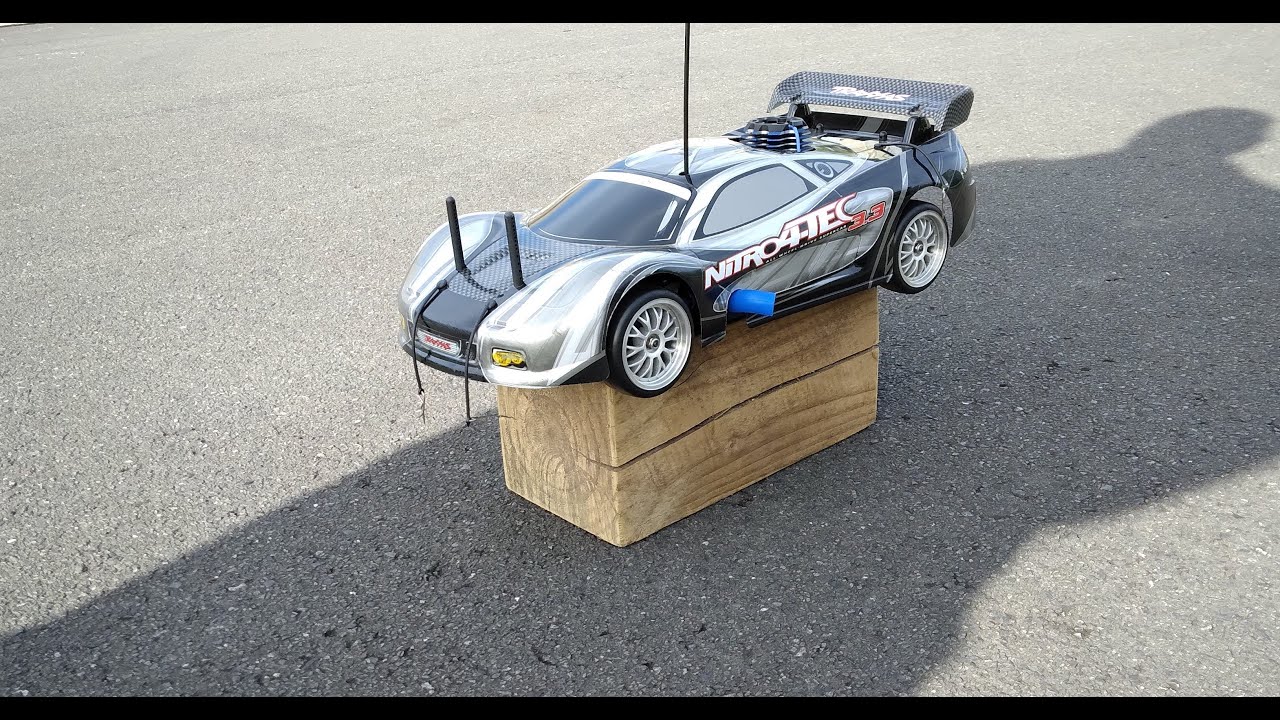 Nitro RC 1/10 Traxxas 4-Tec Road Test, New Motor 3.3 - YouTube