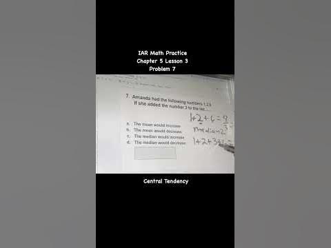 IAR Math Practice Chapter 5 Lesson 3 Problem 7 - YouTube