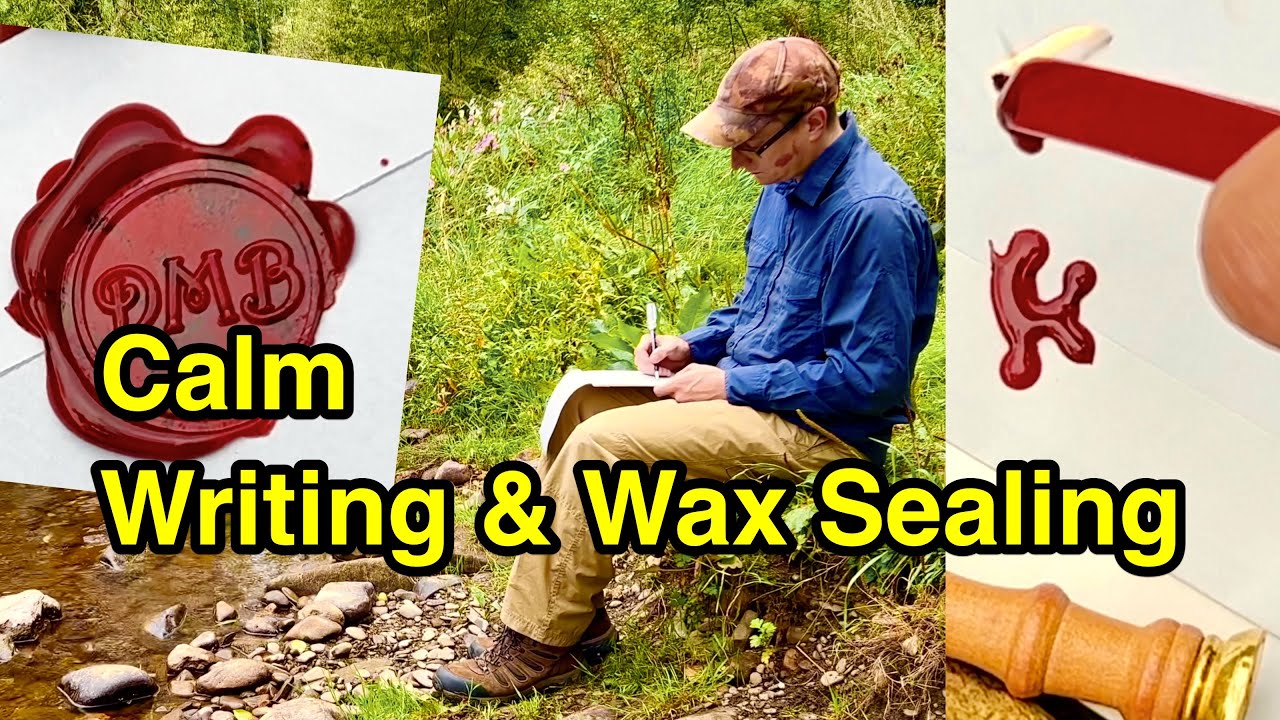 Hand Writing a Wax Sealed Letter (Unintentional ASMR?) - YouTube