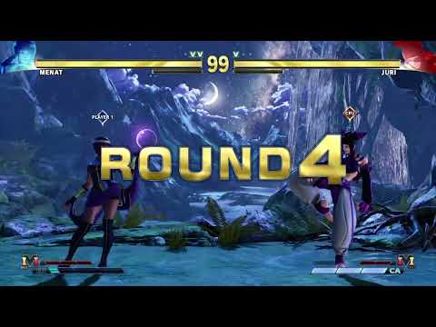 STREET FIGHTER V Menat vs Juri