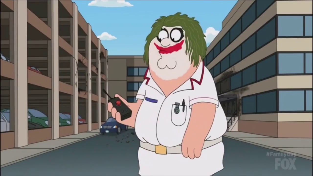 Peter Griffin as the joker - YouTube