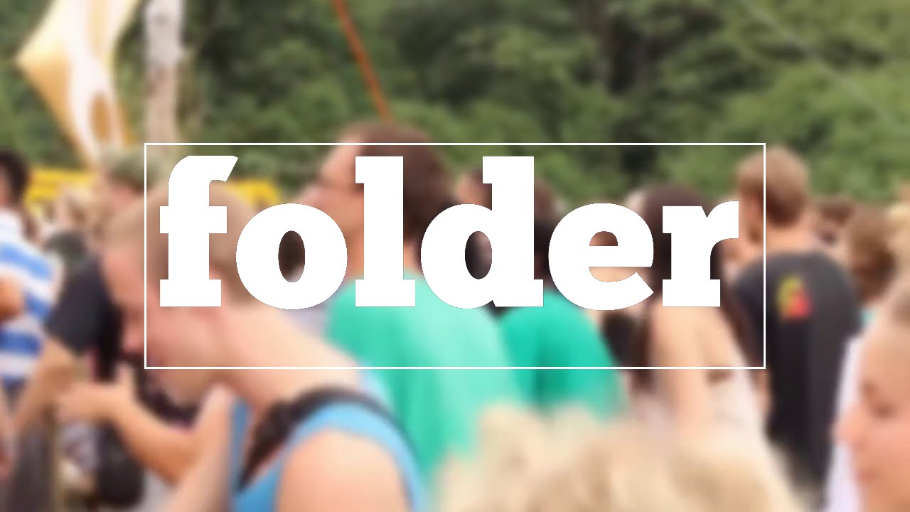 Learn how to spell folder - YouTube