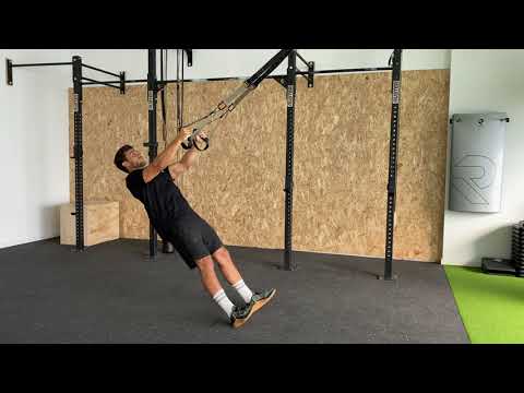 Reverse fly TRX - Abducción horizontal - T - YouTube