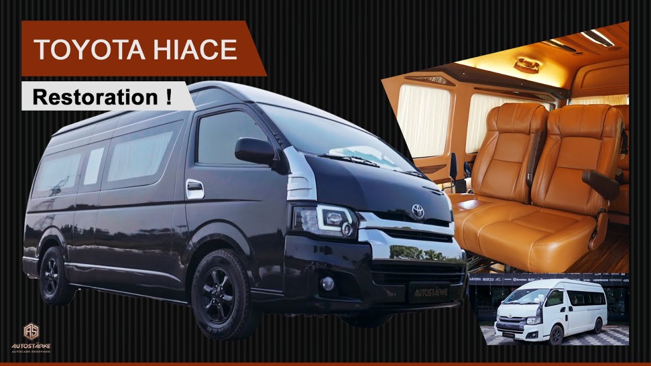 Toyota Hiace Refashioning in Kerala | Hiace Restoration | Autostarke ...