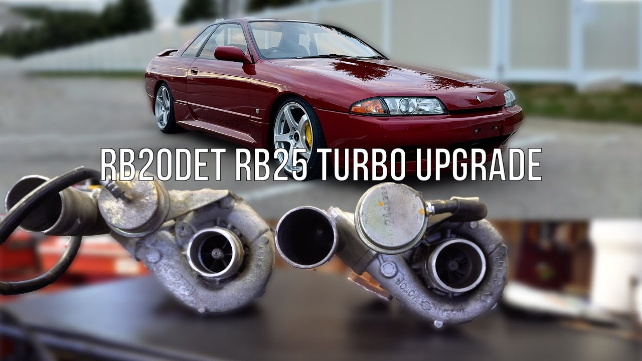 UPGRADING THE TURBO ON MY R32 SKYLINE | INSTALLING RB25 TURBO ON RB20 ...