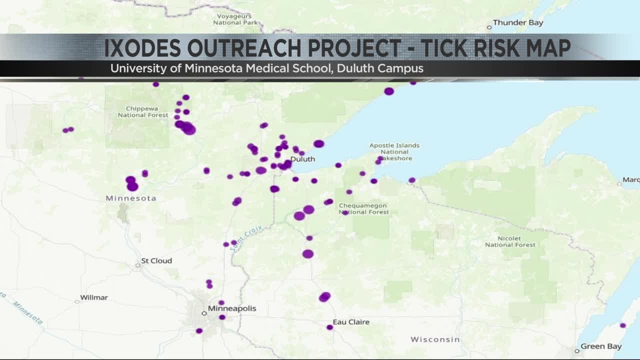 Medical school working on tick risk map project - YouTube