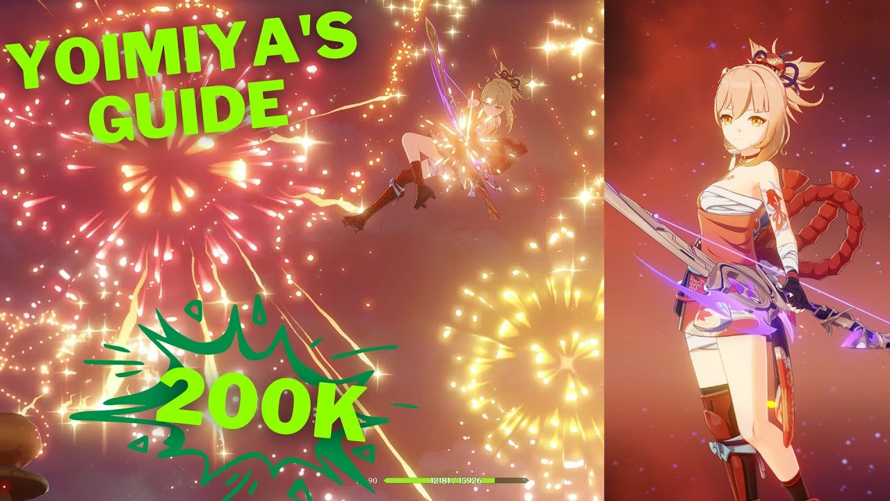 The Best Single Target DPS! Yoimiya's Guide - Best Weapons, Artifacts ...