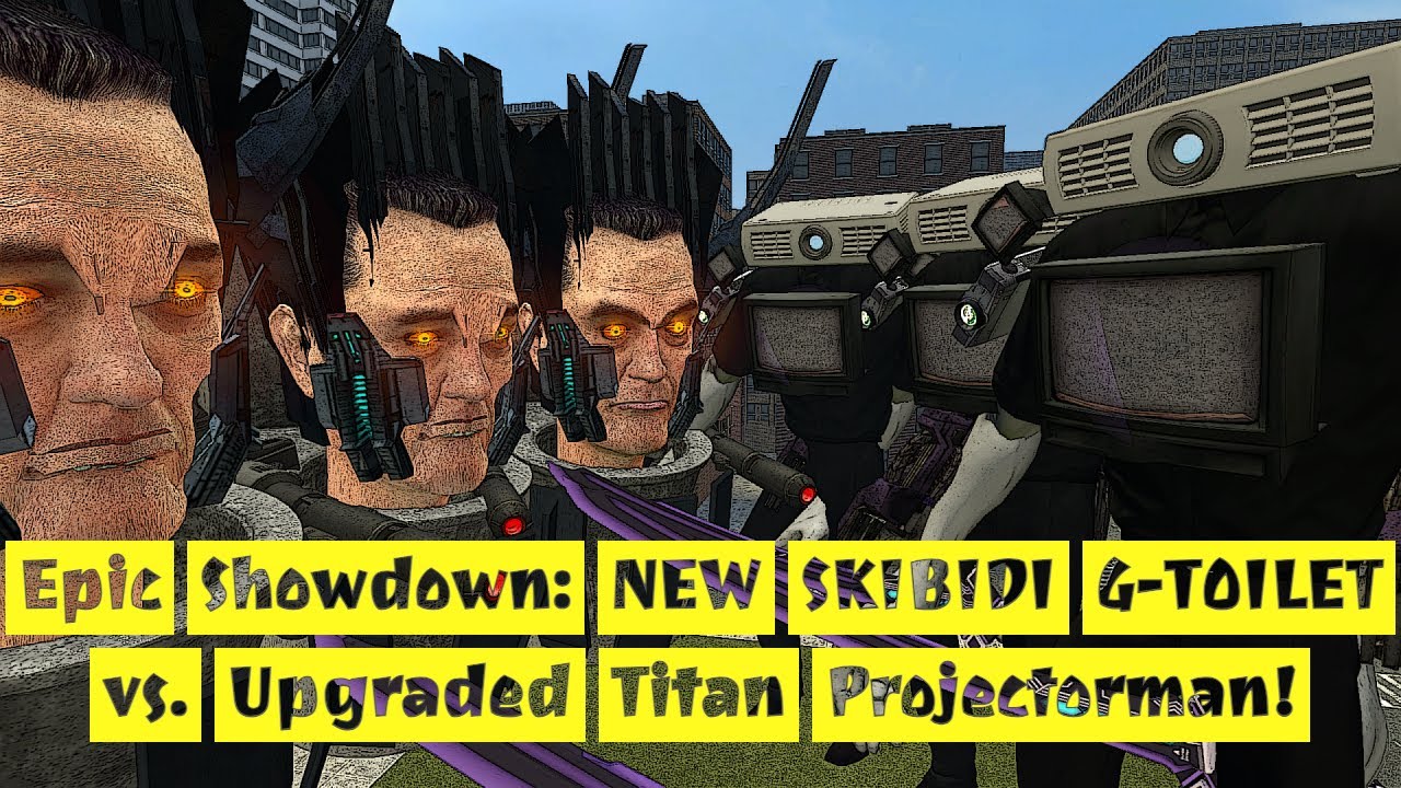 Epic Showdown: NEW SKIBIDI G-TOILET vs. Upgraded Titan Projectorman ...