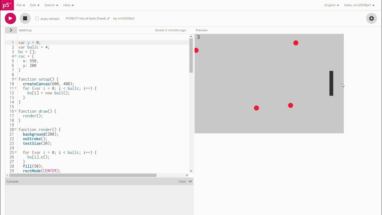 A game i made in p5.js - YouTube