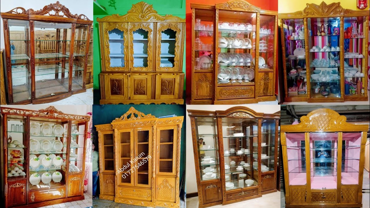Top 20 + wooden wall showcase design new model | Wall showcase design ...