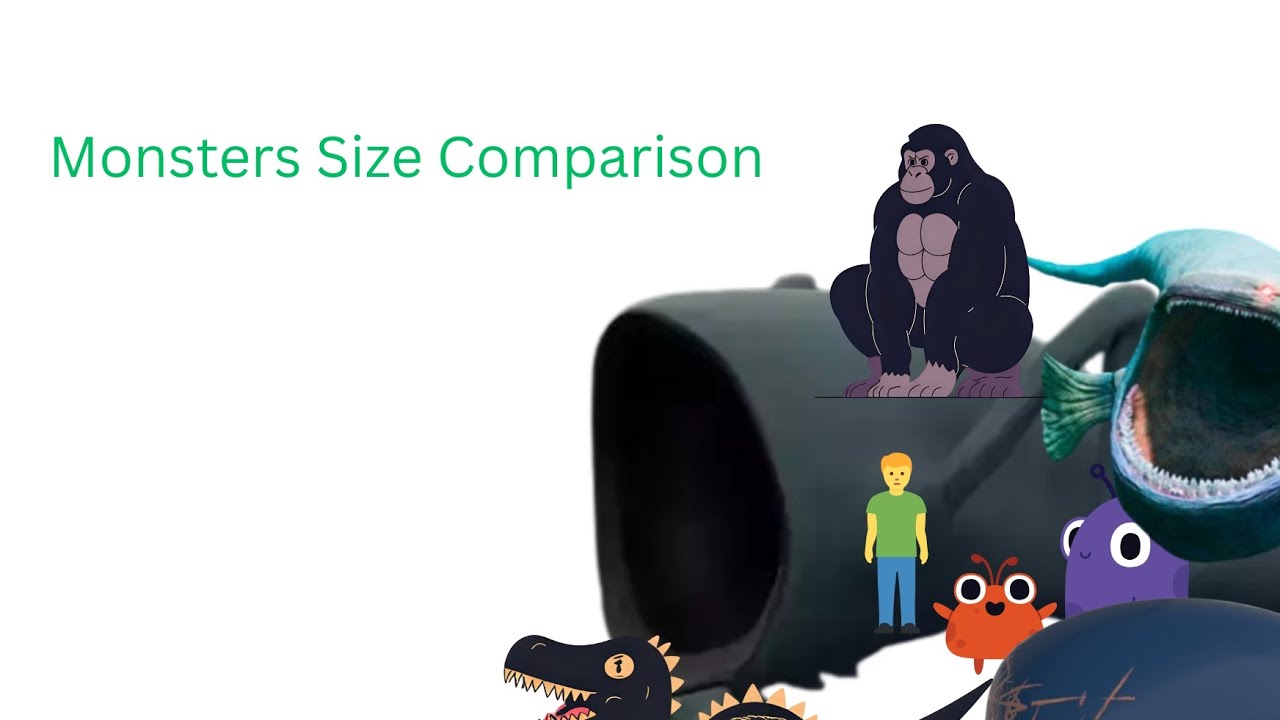 Monster Size In Comparison but no laboon and julia - YouTube