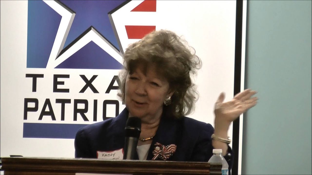 Judge Kathleen Hamilton of the 359th District Court speaking at the ...