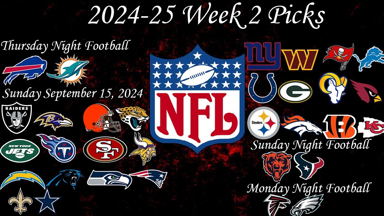 2024 NFL week 2 picks - YouTube