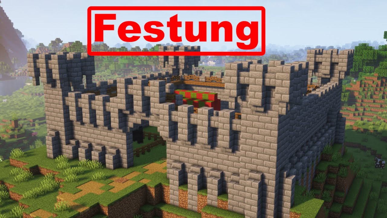 Minecraft Festung bauen | Tutorial | TheMoGamer - YouTube