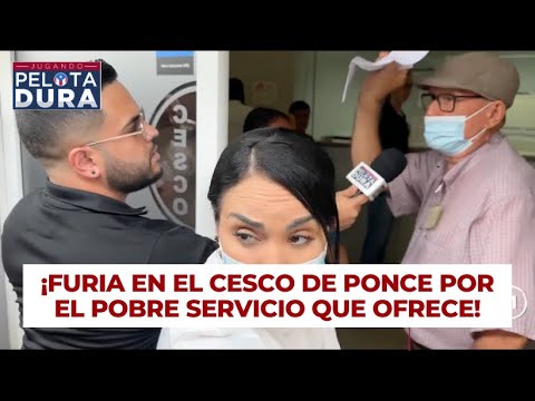 ¡Furia en el CESCO de Ponce por el pobre servicio que ofrece! - YouTube