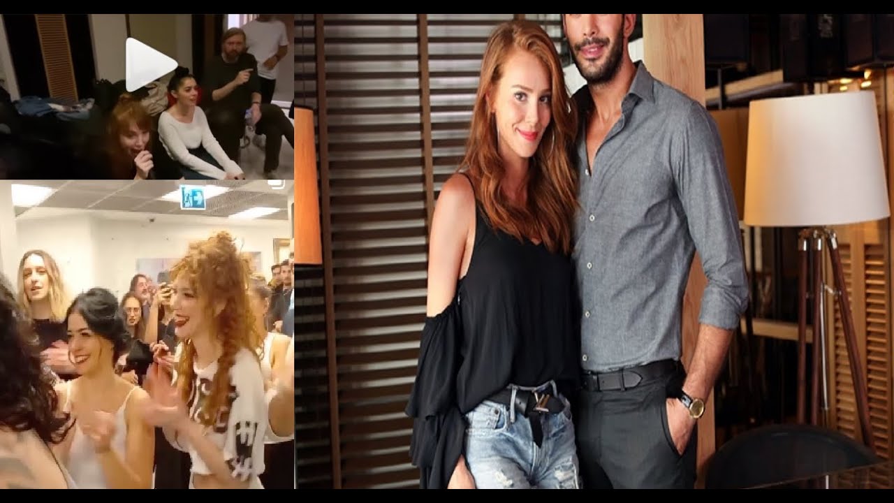 Elçin Sangu and Barış Arduç celebrated together! - YouTube