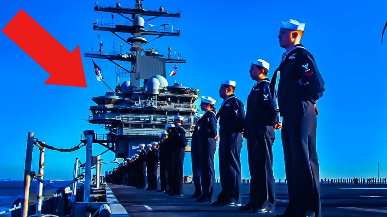 This Is HOW Navy Sailors Live In A US Aircraft Carrier - YouTube