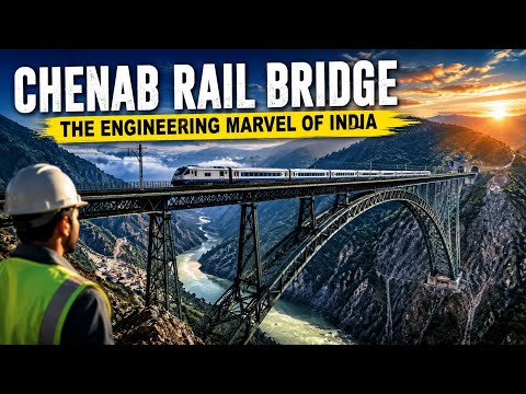 How Chenab Rail Bridge Was Built | World's Highest Railway Bridge | Mega Project AI