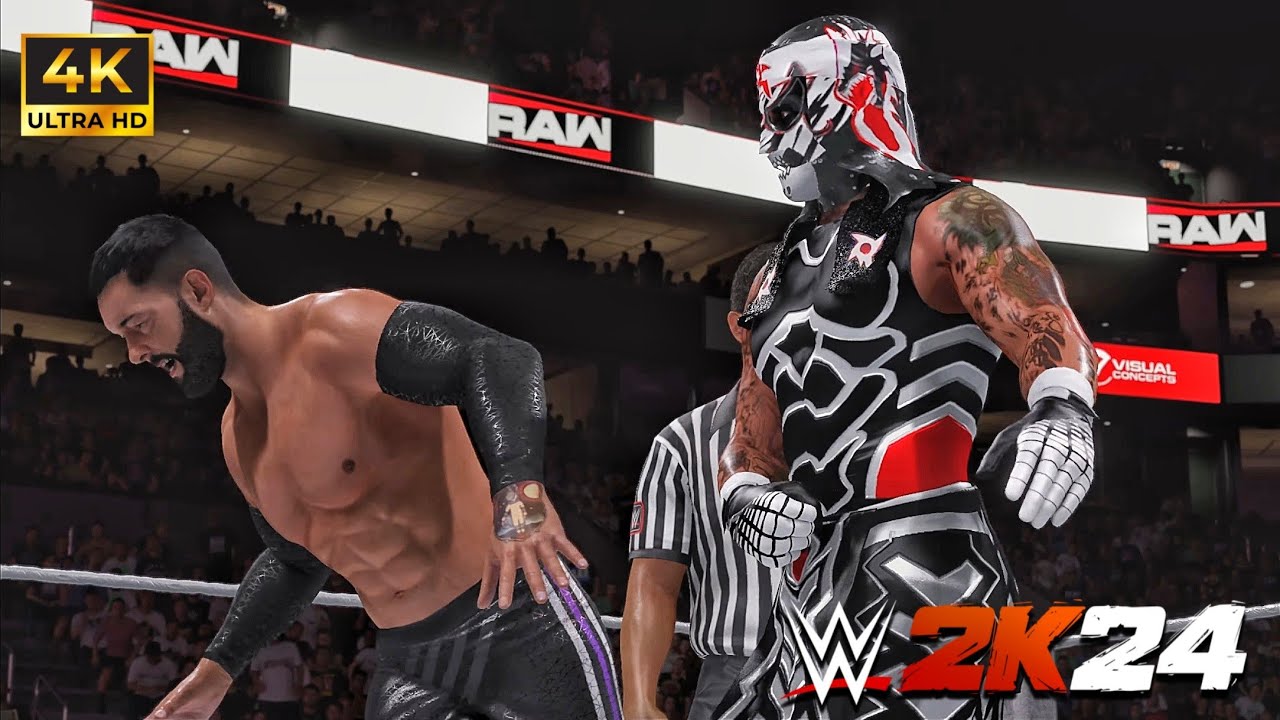Penta vs Finn Balor WWE2K24 GAMEPLAY - YouTube