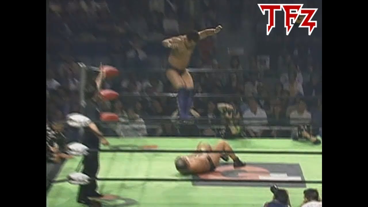 Takuma Sano's Diving Double Stomp to Suzuki - YouTube