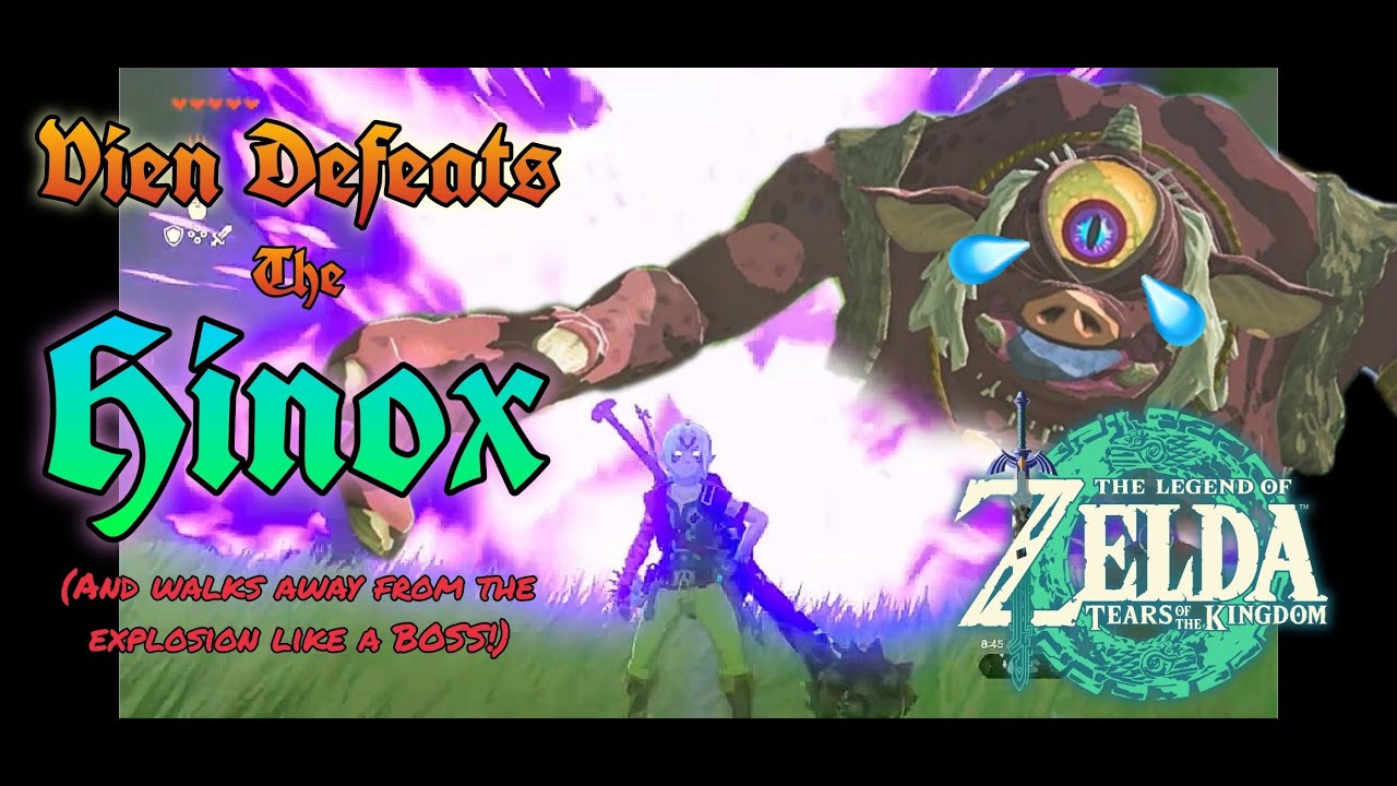 Zelda TOTK: Easy Hinox Battle - YouTube