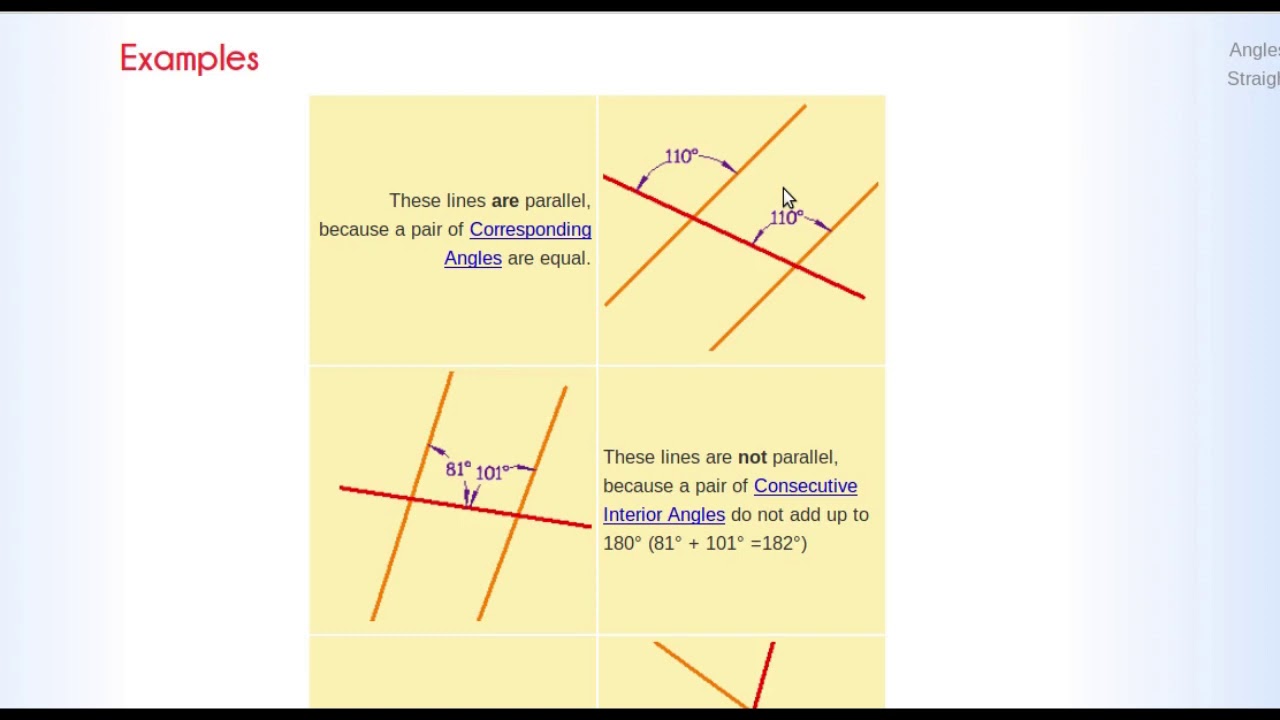 Maths State Syllabus Std 7 Lesson 2 Part I Parallel Lines And Angles Maths State Syllabus Std 7 Lesson 2 Part I Parallel Lines And Angles