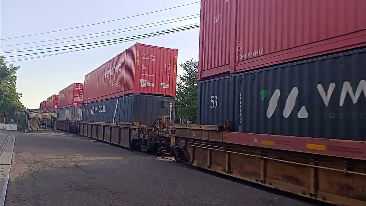 Intermodal México Mexicali FXE 4660 PD FXE 4051 Rumbo Norte - YouTube