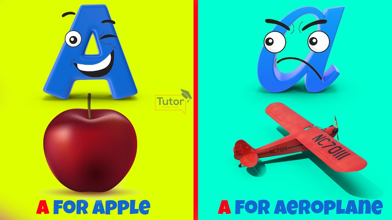 Capital and Small Alphabet || Learn with Tutor Easylearning || - YouTube