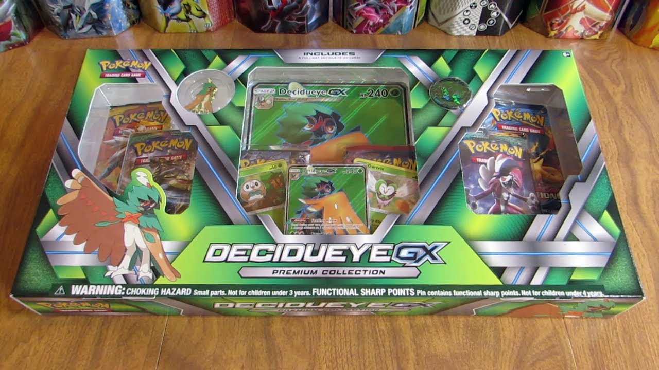 Decidueye GX Premium Collection Box Opening - YouTube