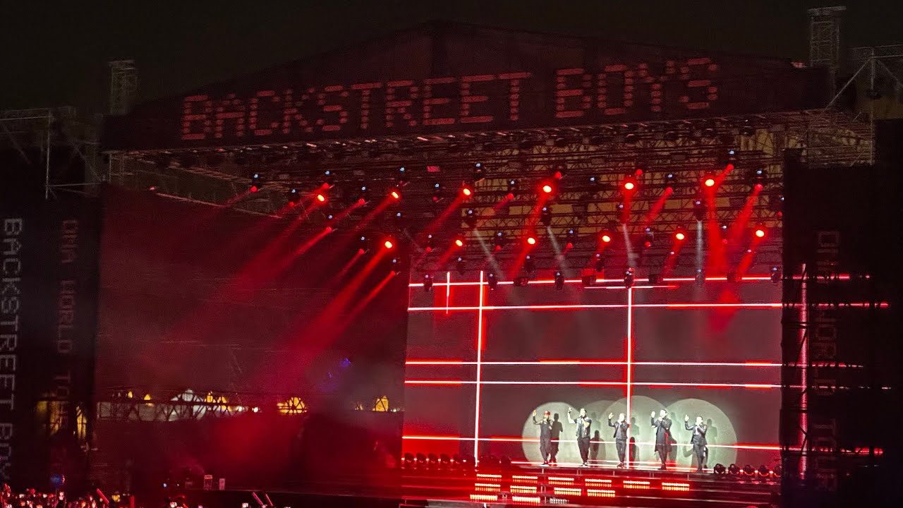 The Backstreet boys Dna tour (gurgaon India show 5th May 23 ...