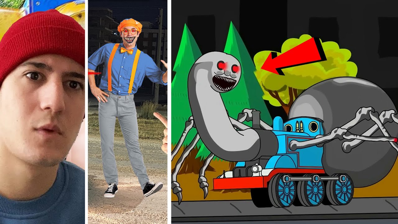 BLIPPI EXE VS EXTRA SLIDE EATER VE THOMAS TRAIN EATER FULL İZLE ...
