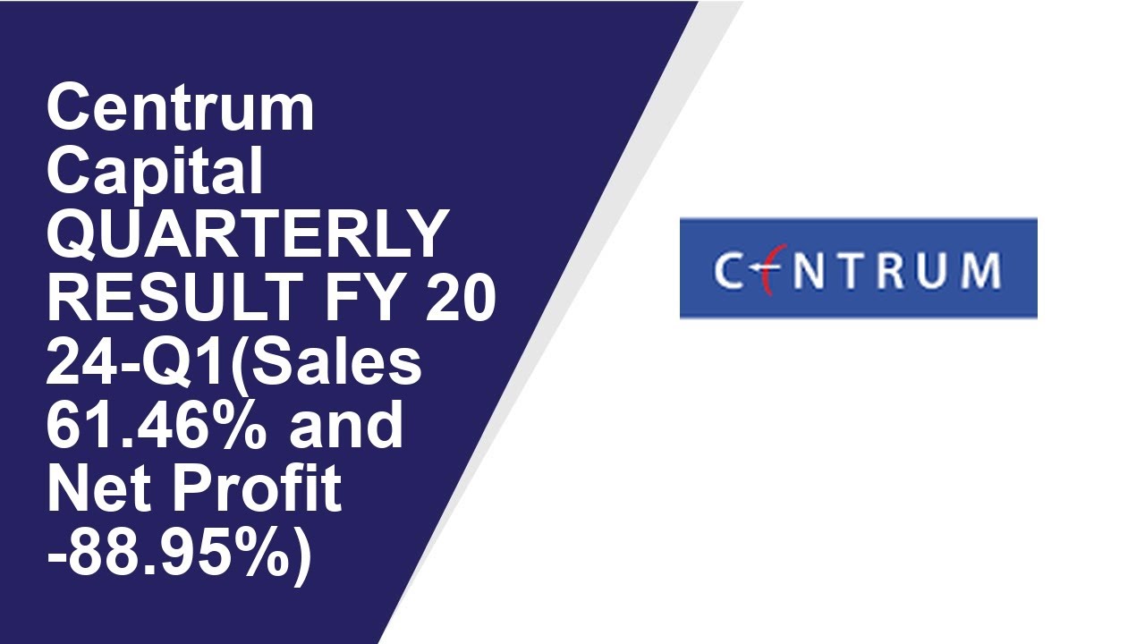 Centrum Capital Consolidated Quarterly Result | Q1 Result 2024 ...